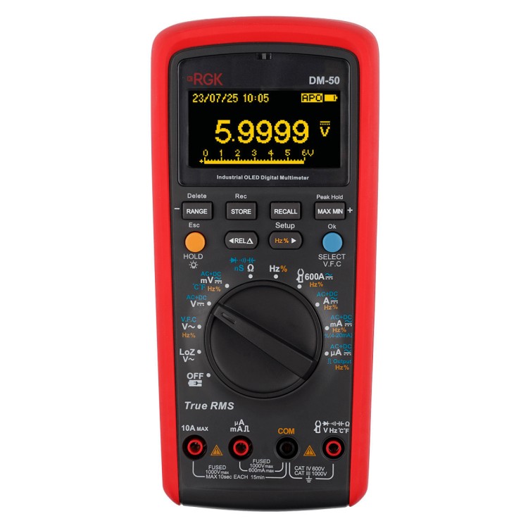 Мультиметр RGK DM-50 купить по выгодной цене с доставкой в Москве и по России | ХимБаза